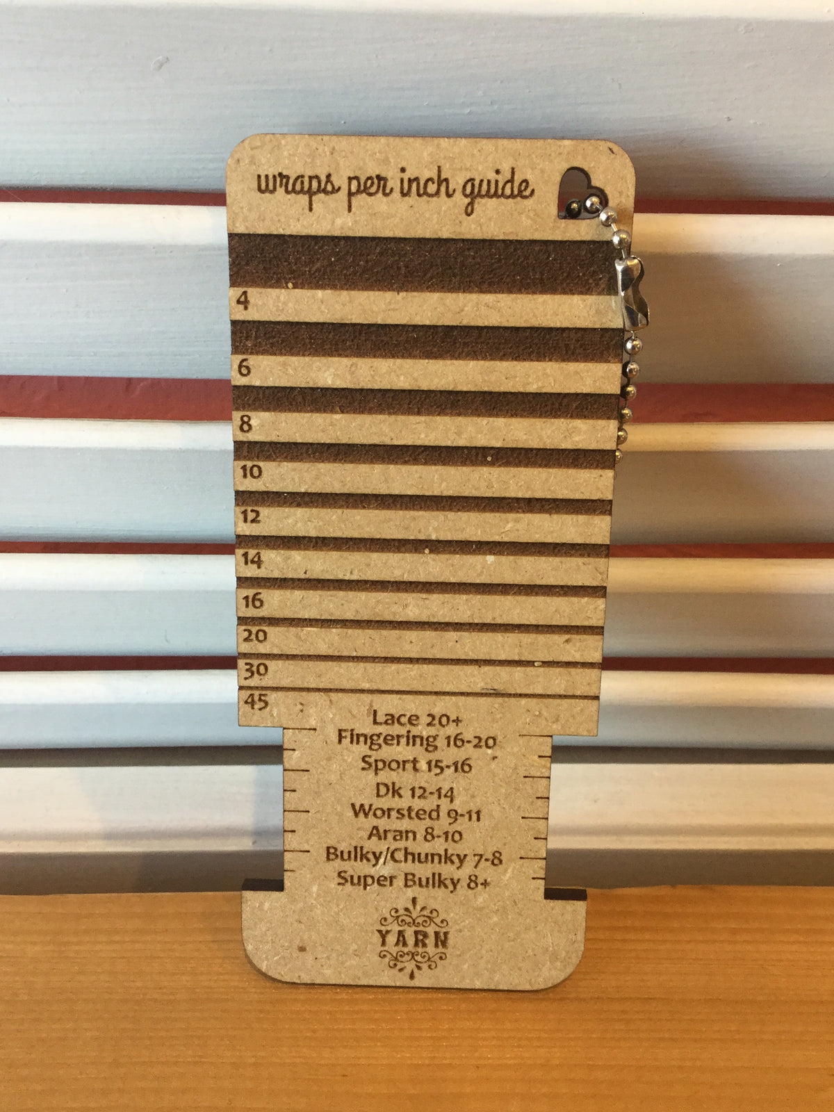 Wraps per Inch tool from A Needle Runs Through It — Yarnfun